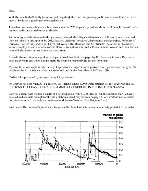 (PDF) Holocene Start impact Events