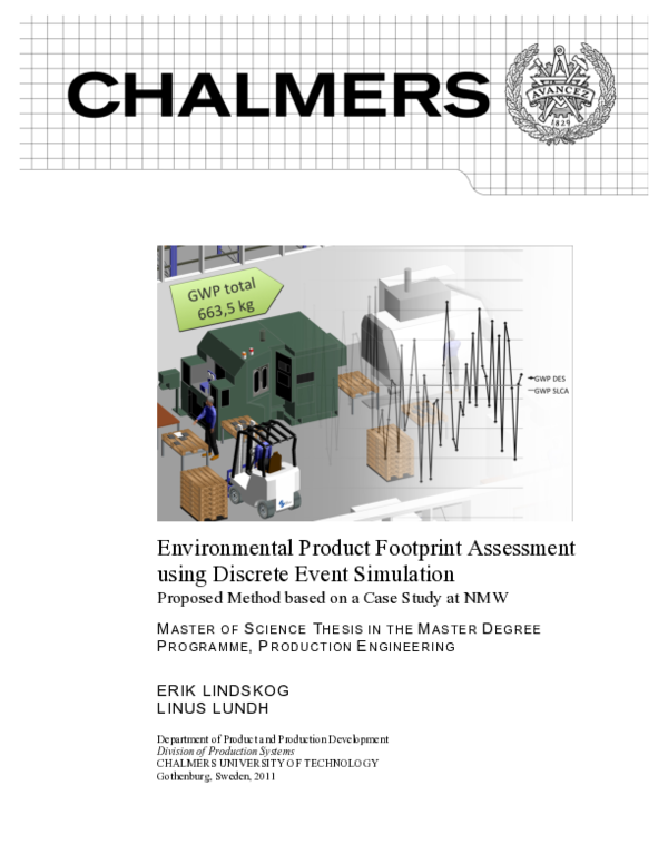 (PDF) Environmental Product Footprint Assessment using Discrete Event ...