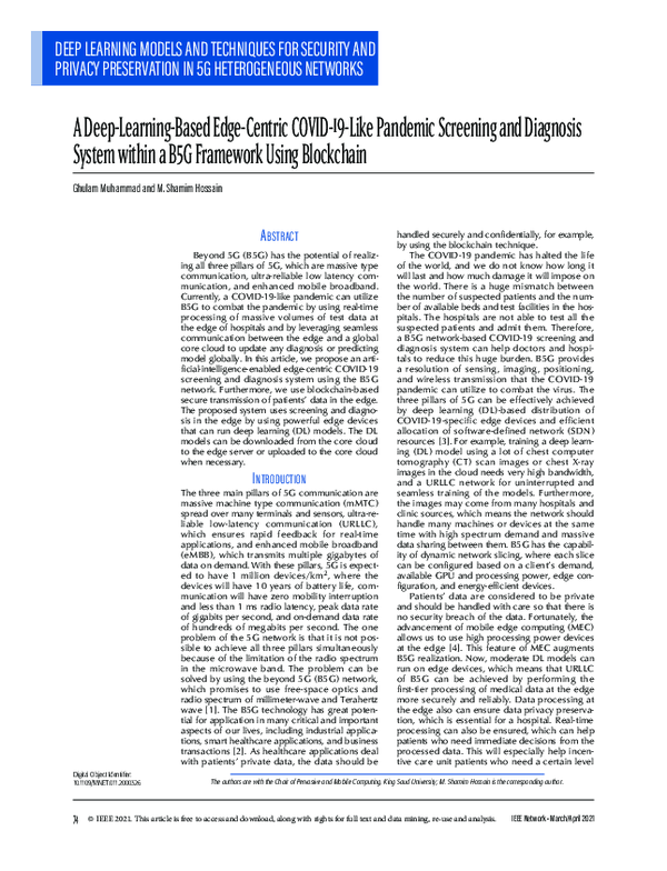 (PDF) A Deep-Learning-Based Edge-Centric COVID-19-Like Pandemic Screening and Diagnosis System ...