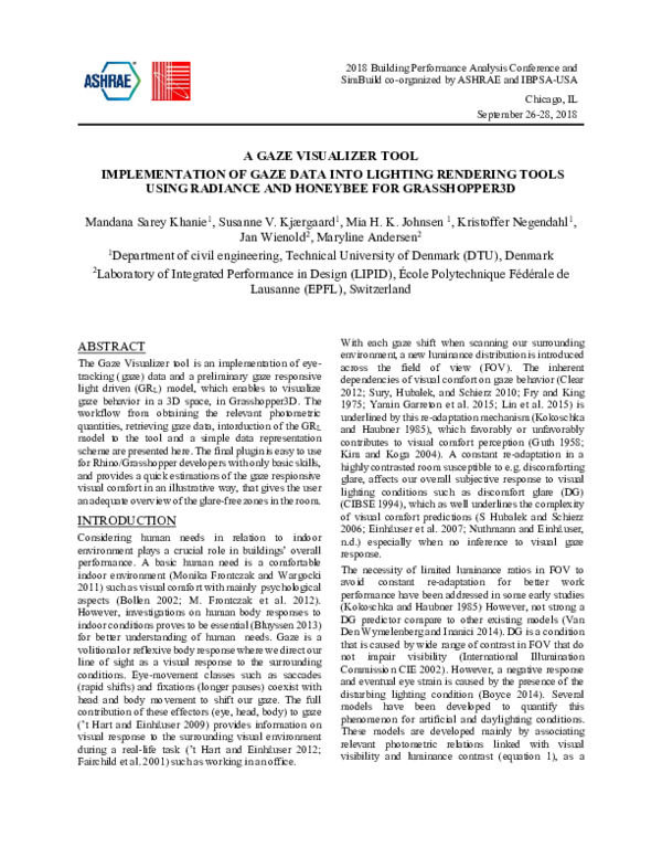 Pdf A Gaze Visualizer Tool Implementation Of Gaze Data Into Lighting Rendering Tools Using