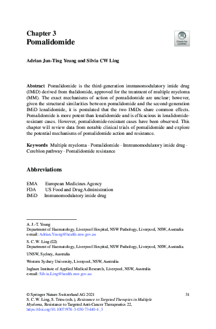 (PDF) Pomalidomide