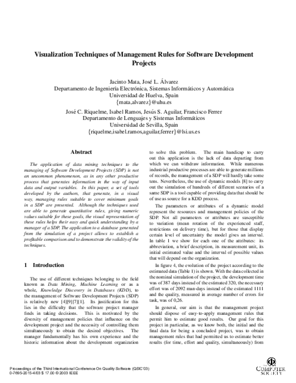(PDF) Visualization techniques of management rules for software ...