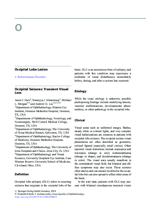 (PDF) Ocular Motor Apraxia