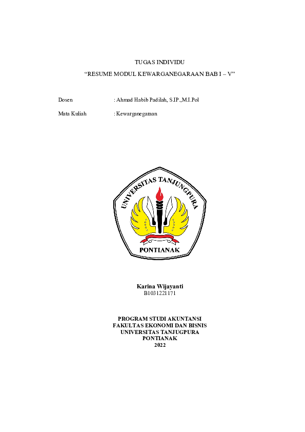 (DOC) UTS KEWARGANEGARAAN