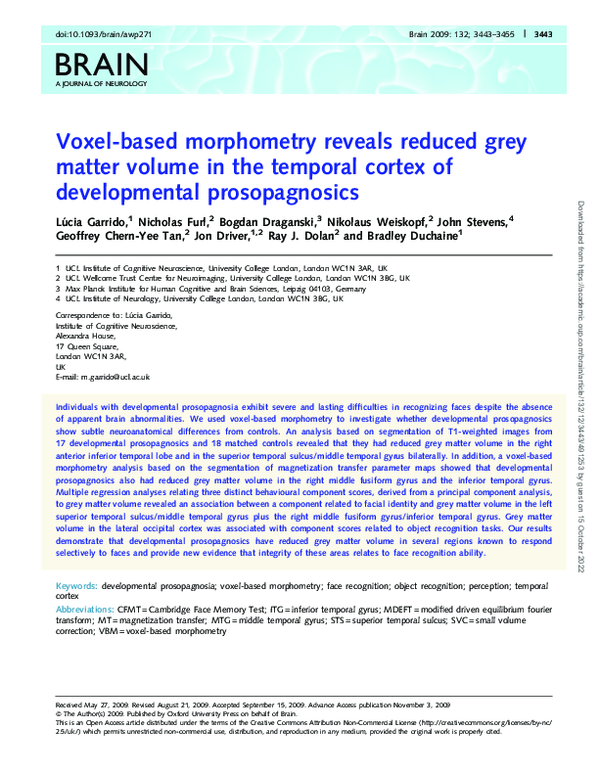 (PDF) Voxel-based morphometry reveals reduced grey matter volume in the temporal cortex of ...