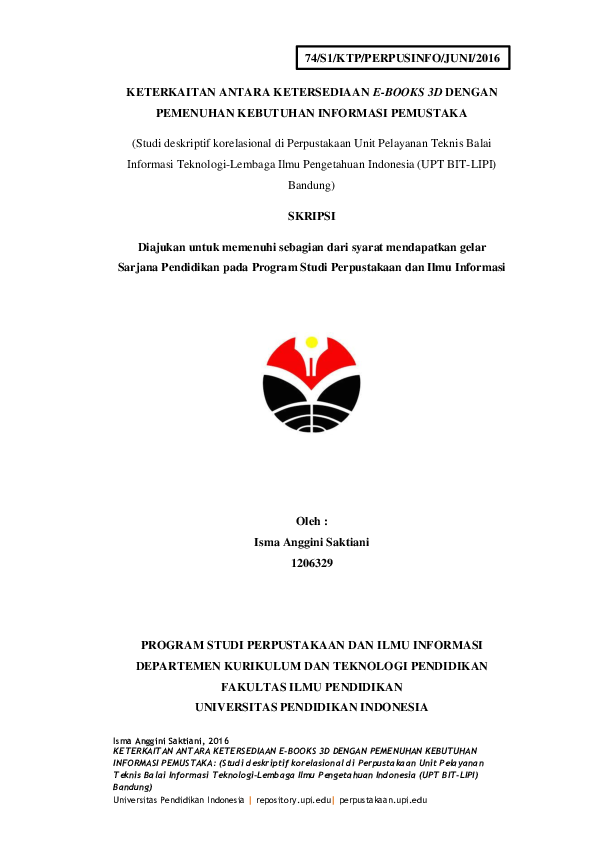 (PDF) Keterkaitan antara ketersediaan e-books 3d dengan pemenuhan ...