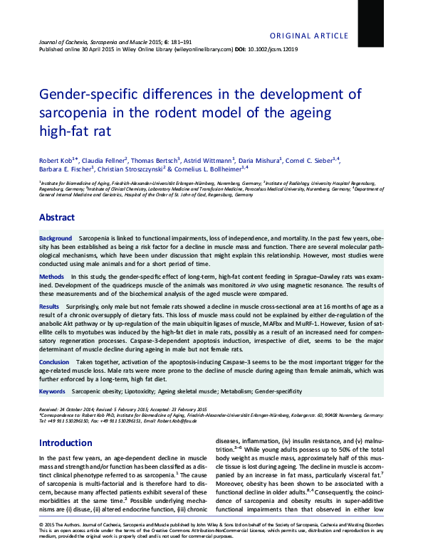 (PDF) Gender-specific differences in the development of sarcopenia in ...