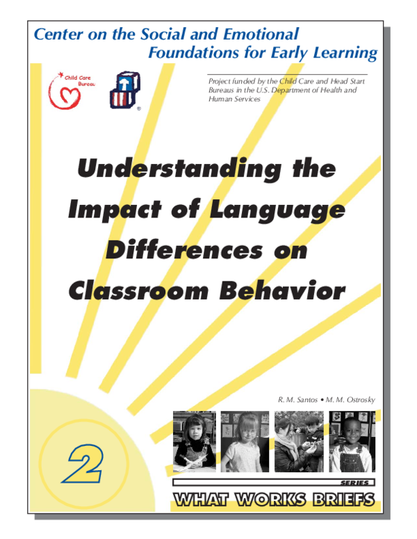 (PDF) Understanding the Impact of Language Differences on Classroom ...