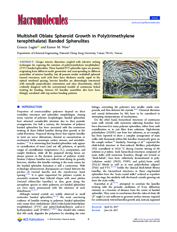 (PDF) Multishell Oblate Spheroid Growth in Poly(trimethylene ...