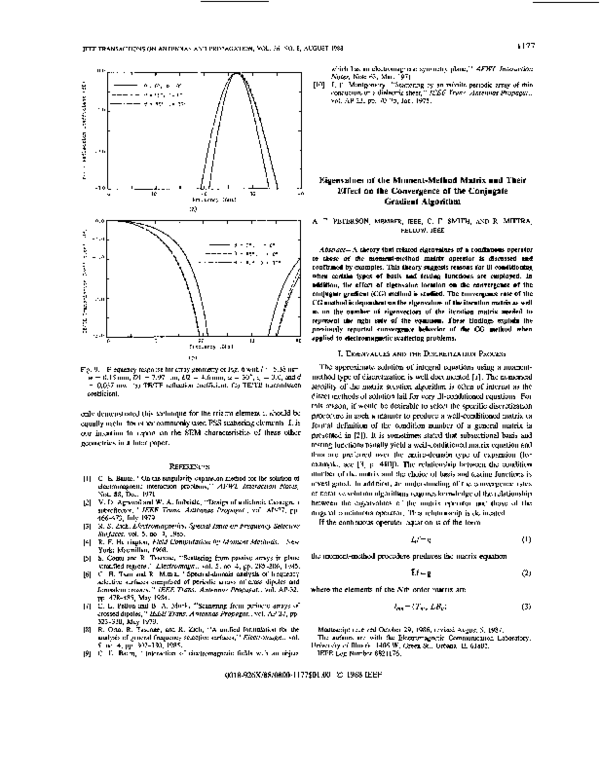 (PDF) Eigenvalues of the moment-method matrix and their effect on the convergence of the ...