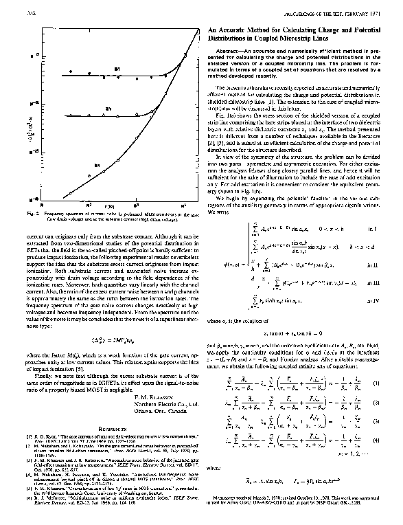 (PDF) An accurate method for calculating charge and potential distributions in coupled ...