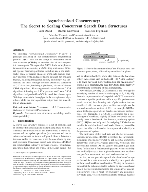 (PDF) Asynchronized Concurrency