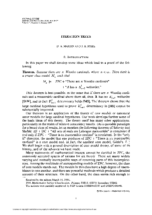 (PDF) Iteration trees