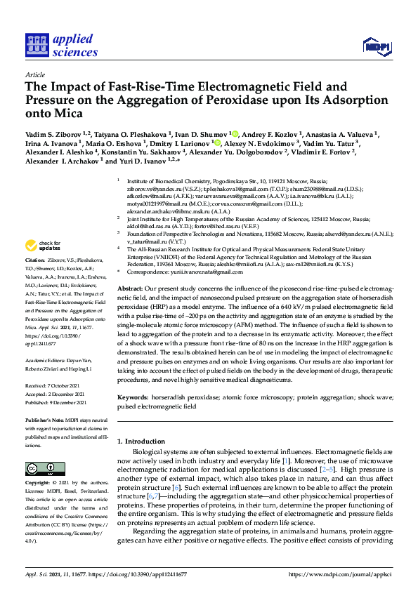 (PDF) The Impact of Fast-Rise-Time Electromagnetic Field and Pressure ...