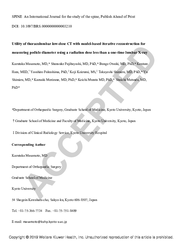 (PDF) Utility of Thoracolumbar Low-Dose CT with Model-Based Iterative Reconstruction for ...