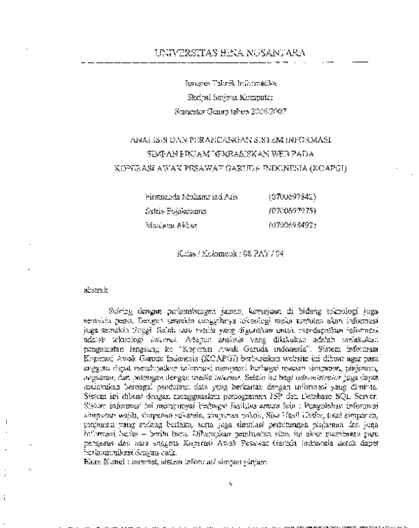 (PDF) Analisis Dan Perancangan Sistem Informasi Simpan Pinjam ...