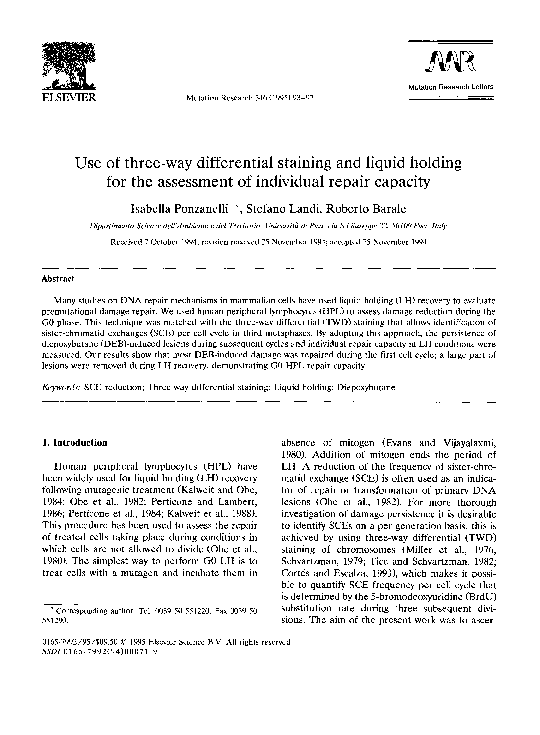(PDF) Use of three-way differential staining and liquid holding for the ...