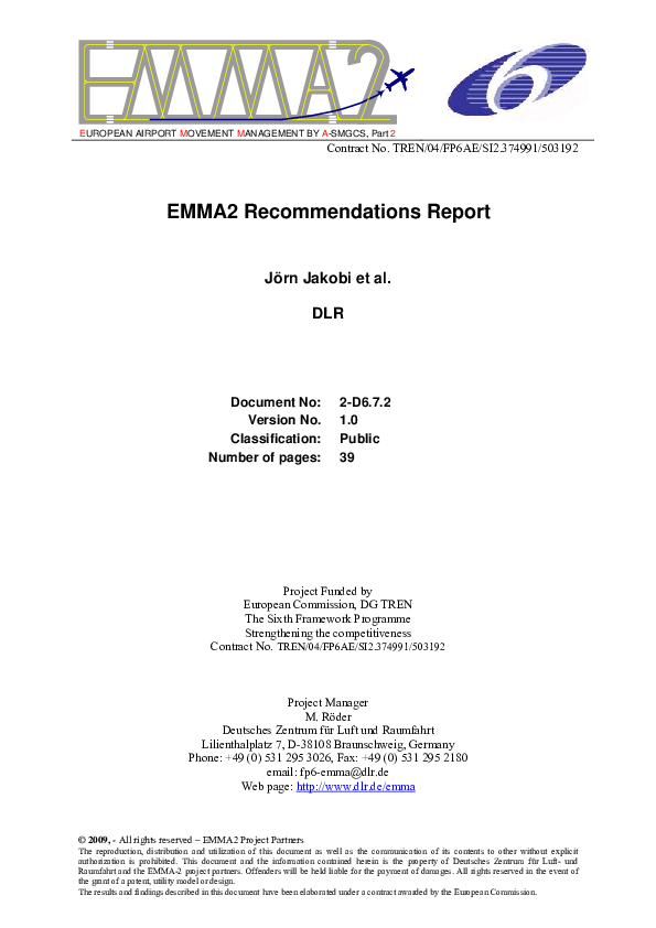 (PDF) EMMA2 Recommendations Report