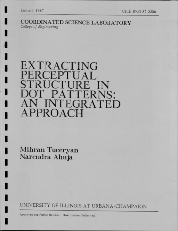 (PDF) Extracting Perceptual Structure in Dot Patterns: An Integrated Approach
