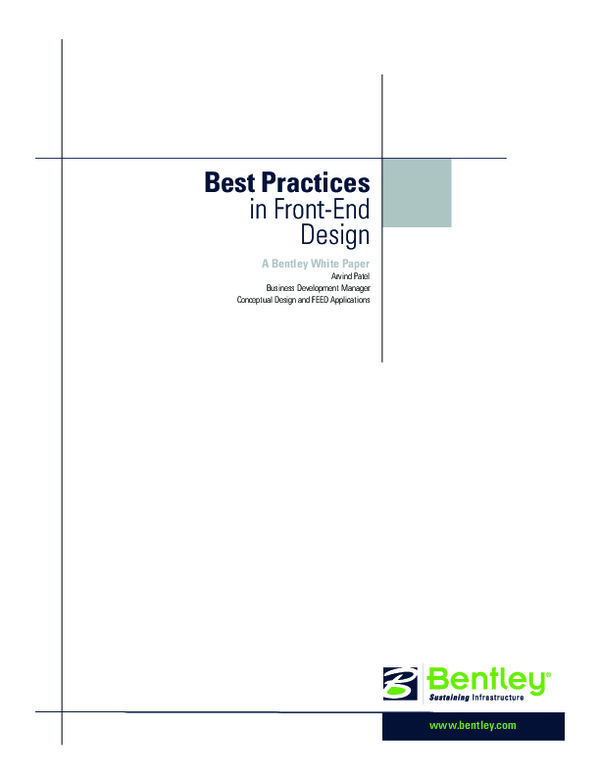 (PDF) Best Practices in Front-End Design (PDF) Best Practices in Front-End Design