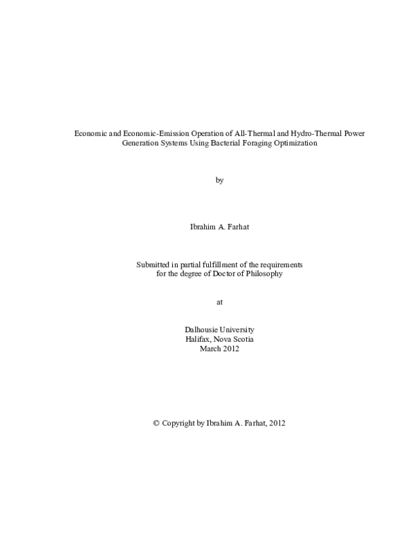 (PDF) Economic and Economic-Emission Operation of All-Thermal and Hydro-Thermal Power Generation ...