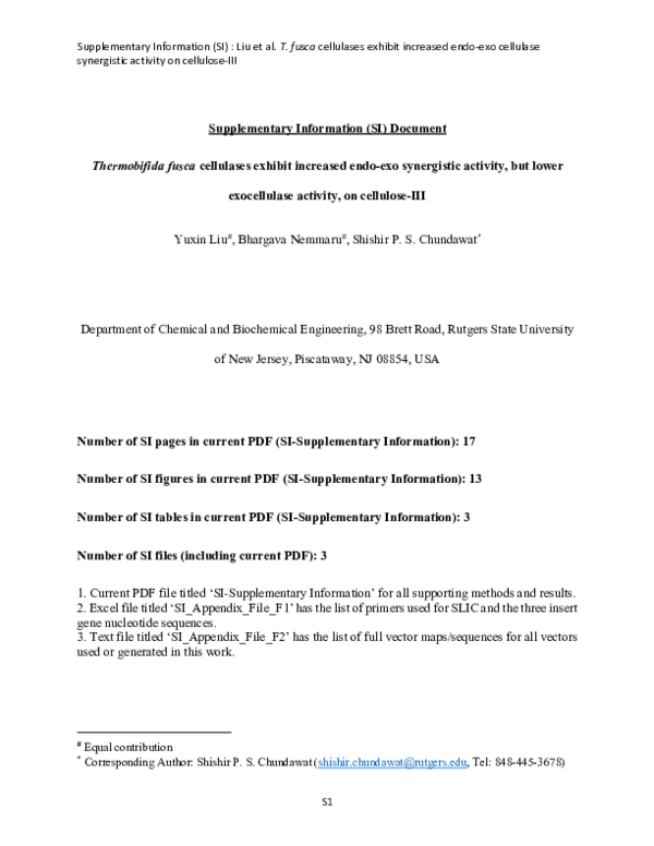 (PDF) Thermobifida fusca Cellulases Exhibit Increased EndoExo ...