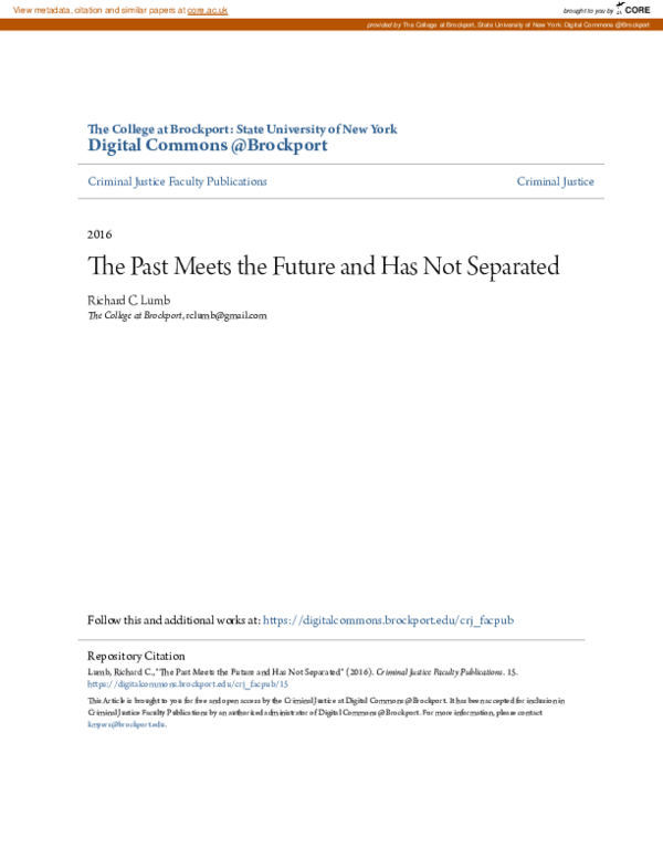 (PDF) CPOP and GIS: Historical Insights and Impact