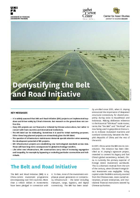 (PDF) Demystifying BRI Factsheet