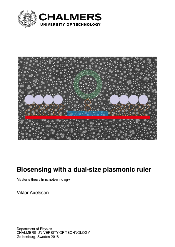(PDF) Biosensing with a dual-size plasmonic ruler Master’s thesis in nanotechnology