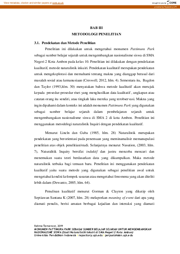 (PDF) MONUMEN PATTIMURA PARK SEBAGAI SUMBER BELAJAR SEJARAH UNTUK ...