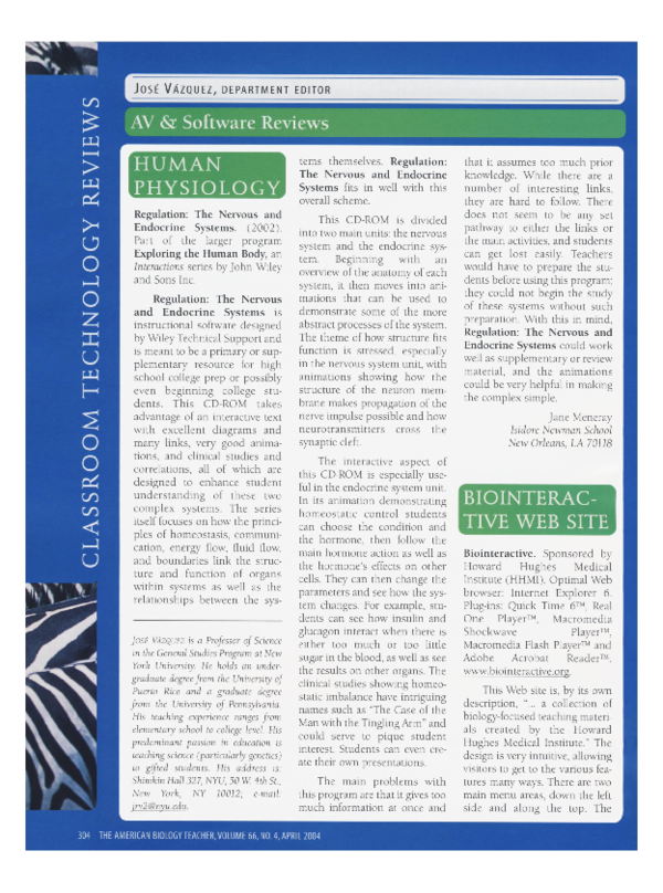 (PDF) Biointeractive Web Site