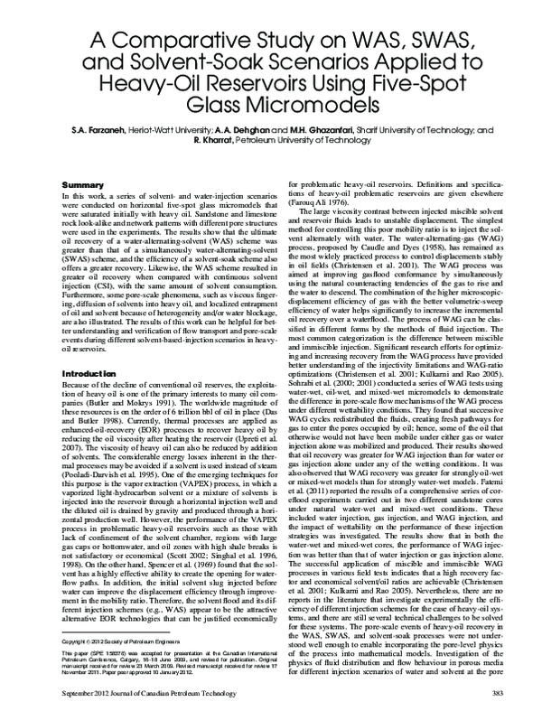 (PDF) A Comparative Study on WAS, SWAS, and Solvent-Soak Scenarios ...