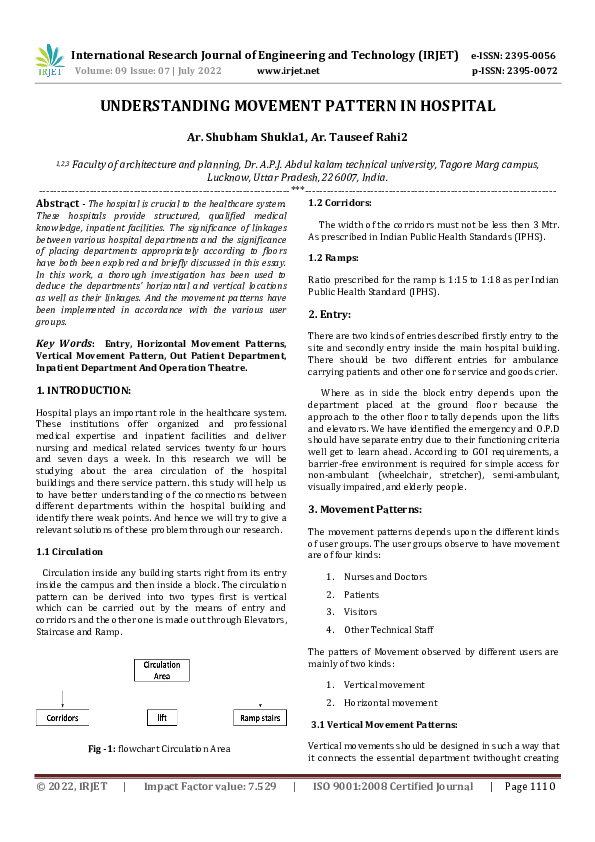 (PDF) UNDERSTANDING MOVEMENT PATTERN IN HOSPITAL