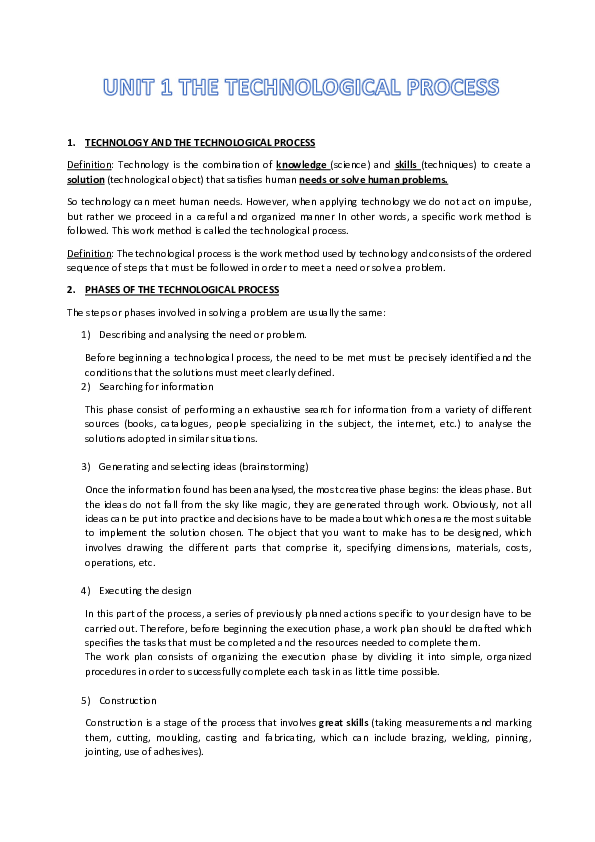 (PDF) UD 1 the technological process