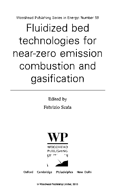 (PDF) Fluidized bed technologies for near-zero emission combustion and gasification