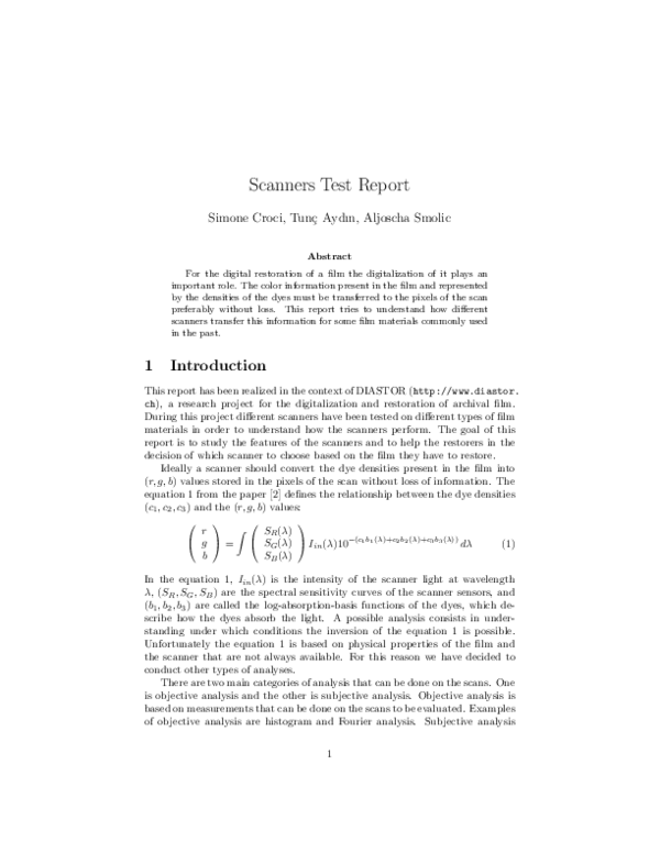 (PDF) Scanners Test Report