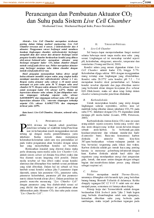 (PDF) Perancangan dan Pembuatan Aktuator CO2 dan Suhu Pada Sistem Live ...