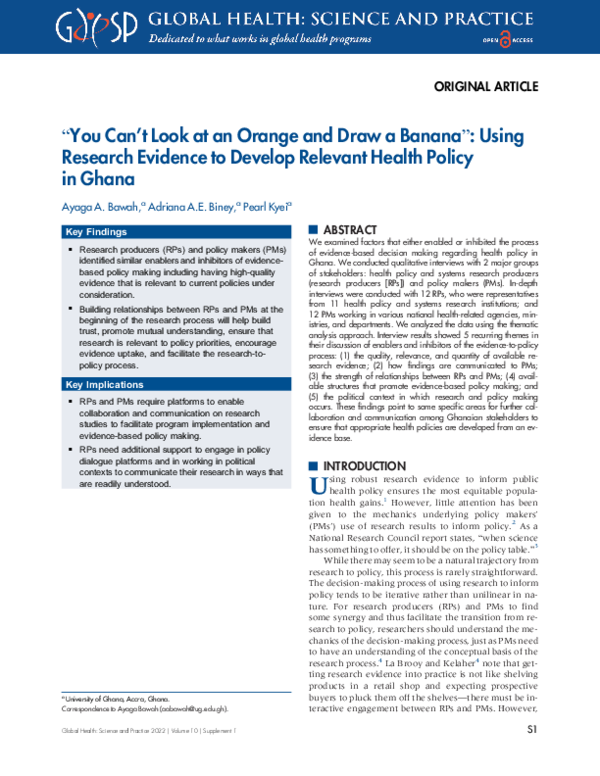 (PDF) “You Can’t Look at an Orange and Draw a Banana”: Using Research ...