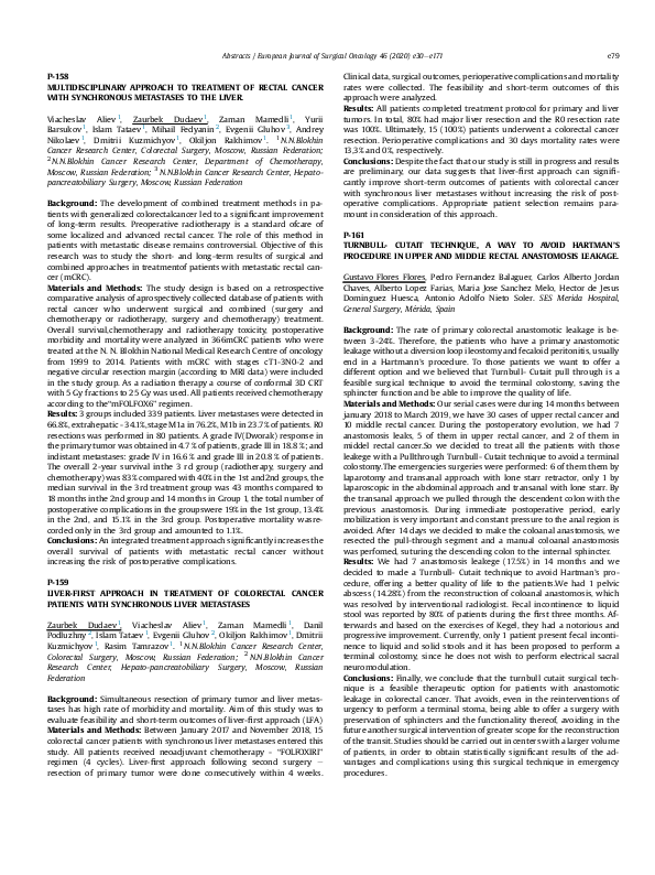 (PDF) Turnbull- Cutait Technique, a Way to Avoid Hartman’s Procedure in ...