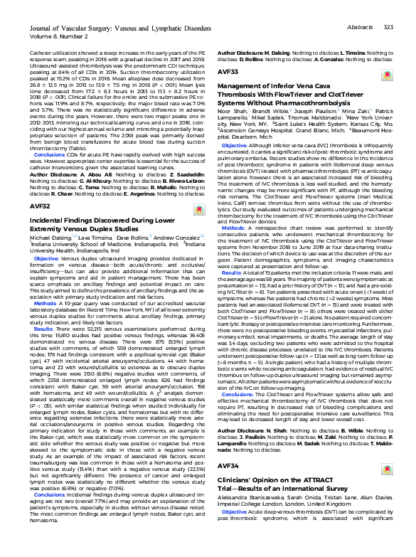 (PDF) Management of Inferior Vena Cava Thrombosis With FlowTriever and ...