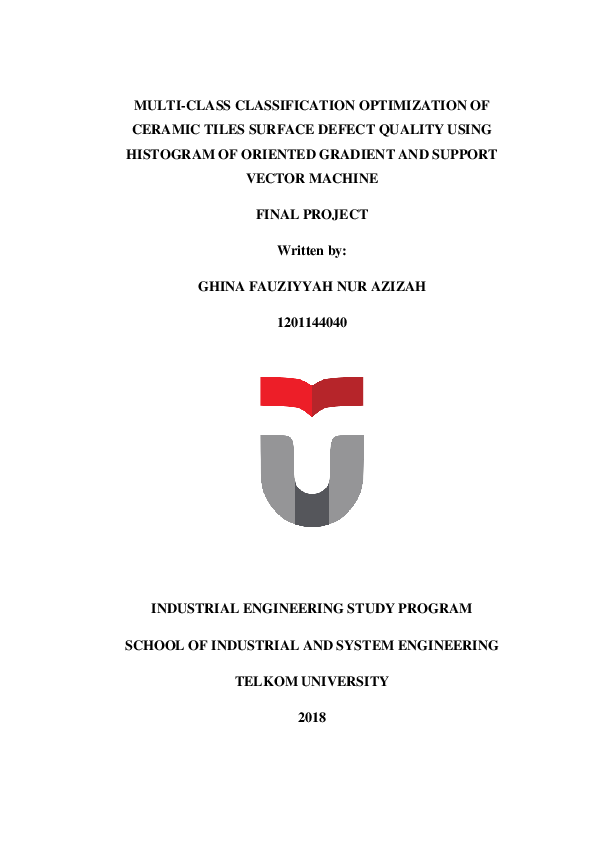(PDF) Multi-Class Classification Optimization of Ceramic Tiles Surface Defect Quality Using ...