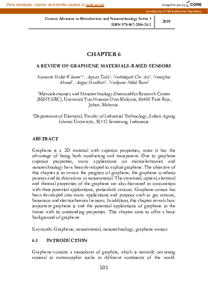 (PDF) A review of graphene materials-based sensors
