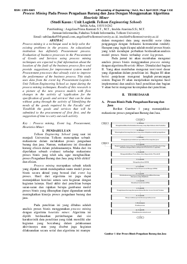 (PDF) Process Mining Pada Proses Pengadaan Barang dan Jasa Dengan Menggunakan Algoritma ...