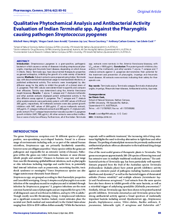(PDF) Qualitative Phytochemical Analysis and Antibacterial Activity ...