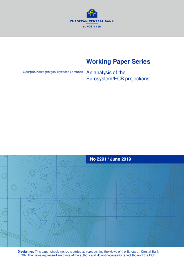 (PDF) An analysis of the Eurosystem/ECB projections | Kyriacos Lambrias ...