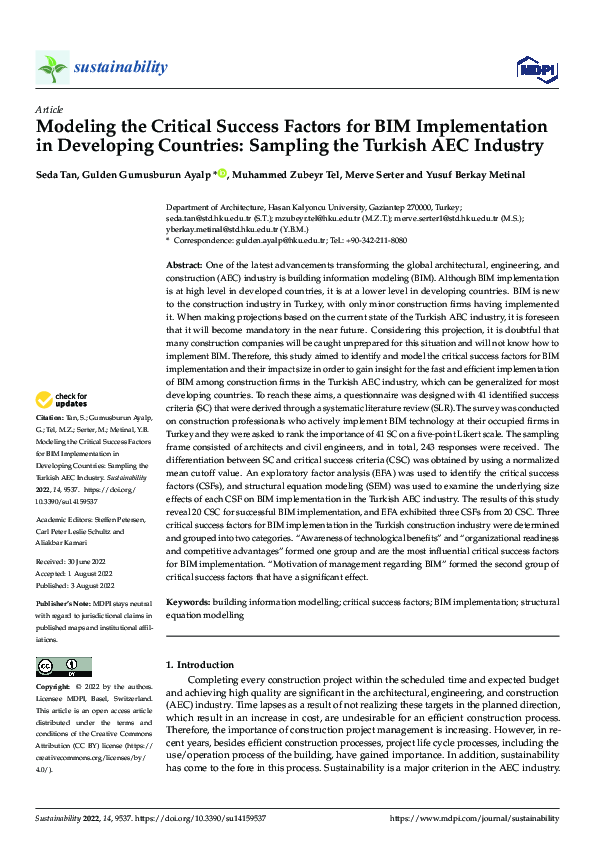 (PDF) Modeling the Critical Success Factors for BIM Implementation in Developing Countries ...