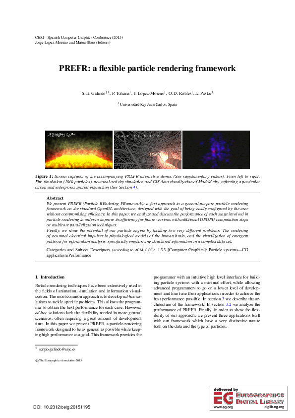 (PDF) PREFR: A Flexible Particle Rendering Framework | Jorge Lopez - Academia.edu