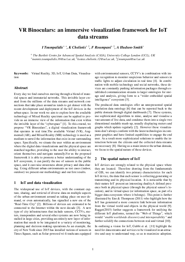 (PDF) VR Binoculars: an immersive visualization framework for IoT data ...