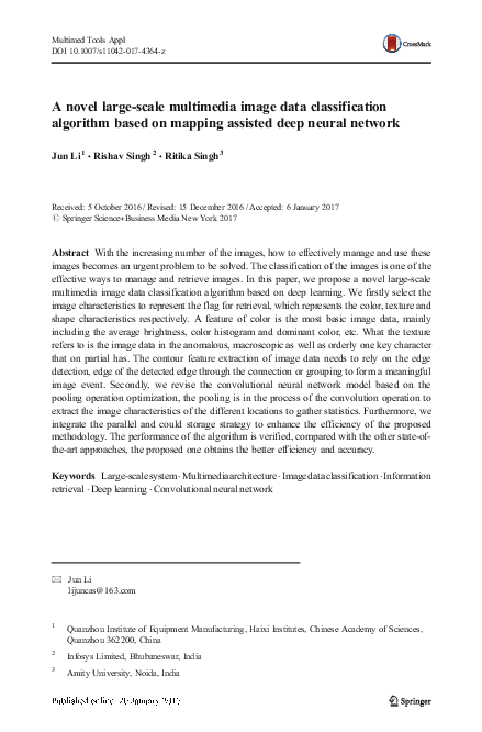 (PDF) A novel large-scale multimedia image data classification algorithm based on mapping ...