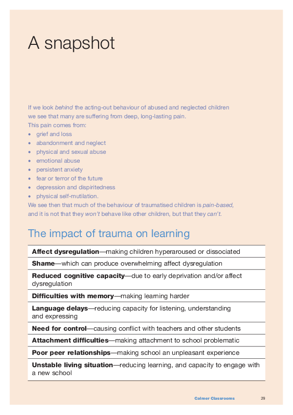 (PDF) The Impact of Trauma on Learning